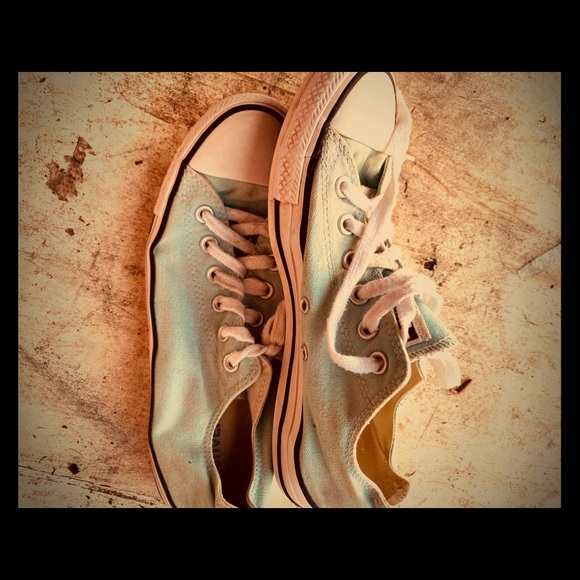 Converse | Shoes | Girls Mint Green Converse Tennis Shoes | Poshmark